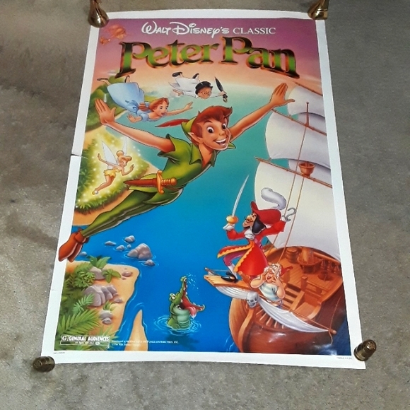 Disney | Art | C Rare Original Beautiful Disney Peter Pan 989 Numbered ...
